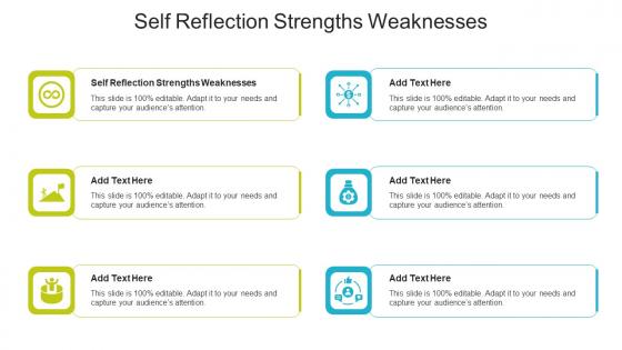 Self Reflection Strengths Weaknesses PowerPoint Presentation and Slides PPT Presentation | SlideTeam