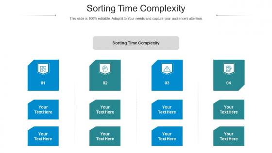 Sorting Time Complexity Powerpoint Presentation And Slides Ppt Template