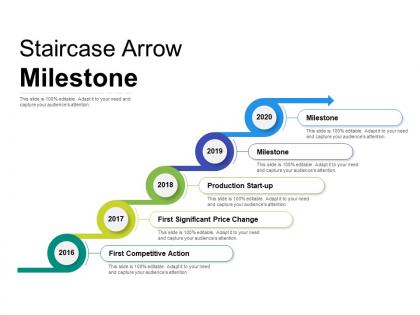 Staircase Arrow Milestone | PowerPoint Slide Images | PPT Design ...