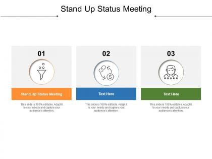 Standing Meetings PowerPoint Presentation and Slides | SlideTeam