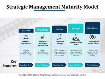 Strategic Maturity Model - Slide Team
