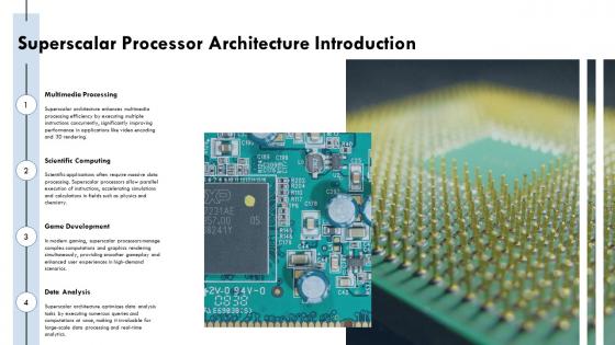 Superscalar Processor Architecture Powerpoint Presentation And Slides