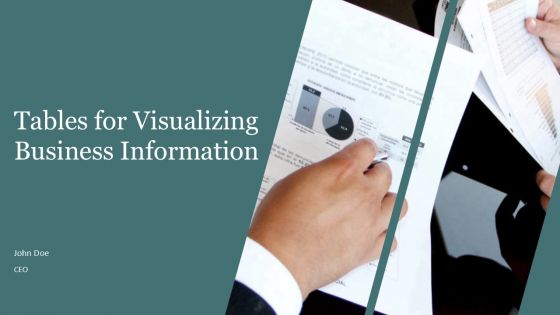 Tables For Visualizing Business Information Infographic PPT Graphics AT