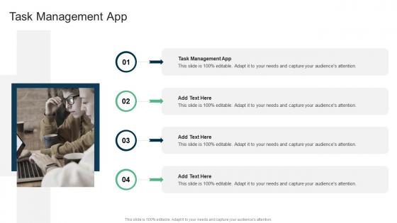 Task Management App PowerPoint Presentation and Slides PPT PowerPoint | SlideTeam