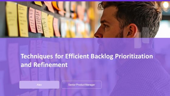 Techniques For Efficient Backlog Prioritization And Refinement PPT ...