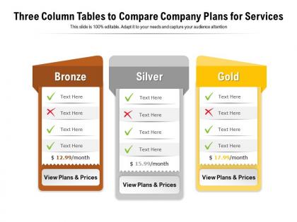 3 Columns - Slide Team