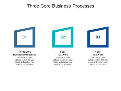 Three Core Elements PowerPoint Presentation and Slides | SlideTeam