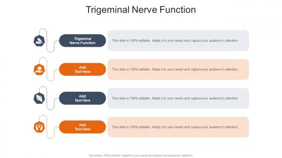Trigeminal Nerve Function PowerPoint Presentation and Slides | SlideTeam Trigeminal Nerve Function PowerPoint Presentation and Slides | SlideTeam