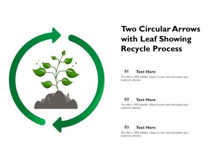 Recycle Arrows - Slide Team