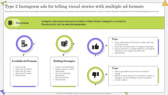 Instagram Telling Visual PowerPoint Presentation and Slides | SlideTeam