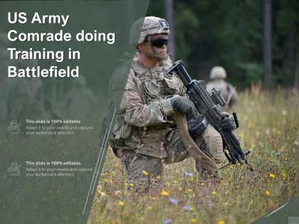US Army Troopers During Field Operation Training | Presentation ...