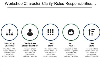 Roles And Responsibilities Icon - Slide Team
