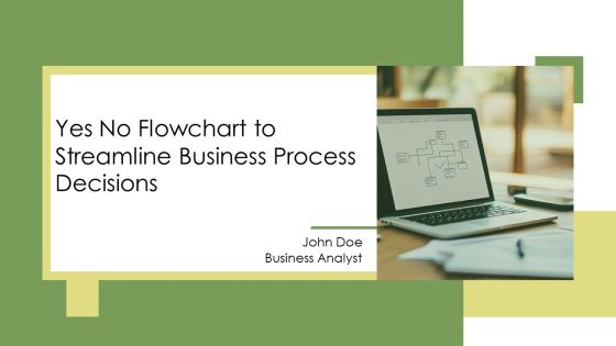 Yes No Flowchart To Streamline Business Process Decisions PPT ...