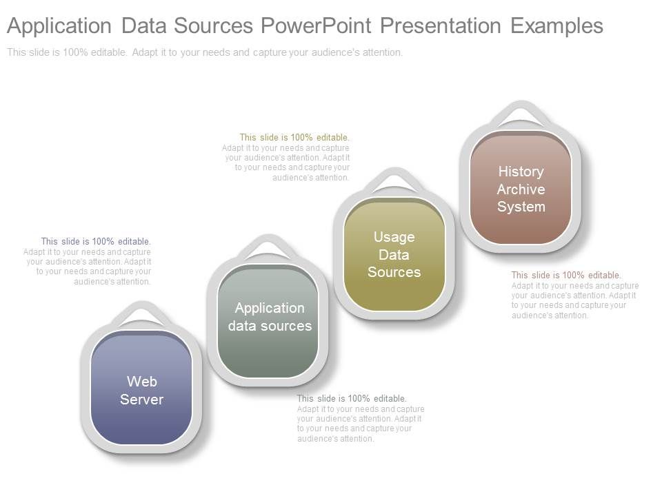 Application Data Sources Powerpoint Presentation Examples