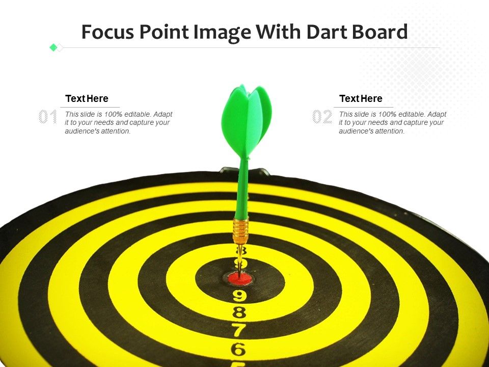 Focus Point Image With Dart Board | Presentation Graphics ... Focus Point Image With Dart Board | Presentation Graphics ...