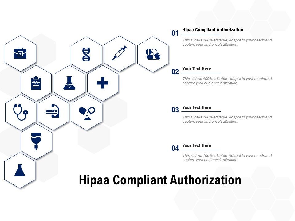 Hipaa Compliant Authorization Ppt Powerpoint Presentation Slides Guide