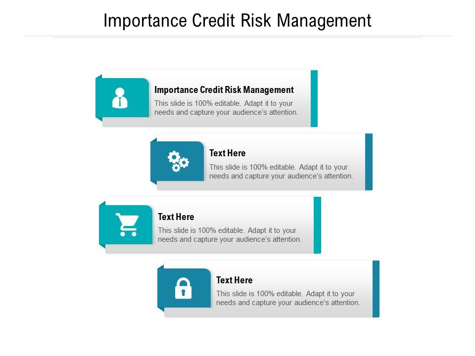 Importance Credit Risk Management Ppt Powerpoint Presentation ...