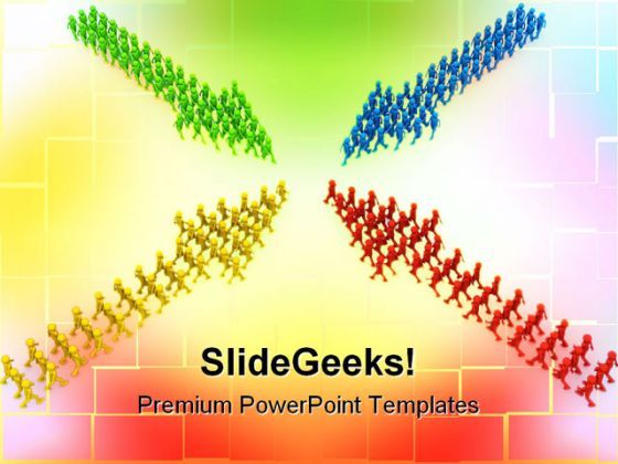 Opposing Forces Business Powerpoint Templates And Powerpoint Backgrounds 0111 Powerpoint