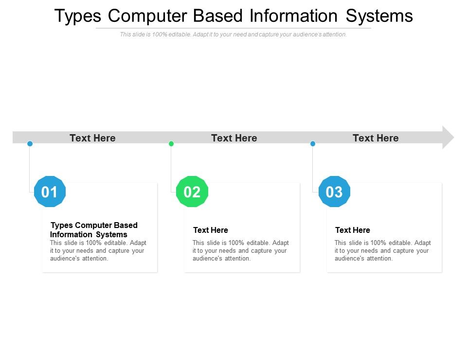 Types Computer Based Information Systems Ppt Powerpoint Presentation Styles Demonstration Cpb