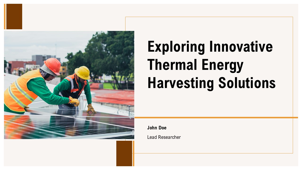 Top 10 Thermal EnergyPPT Templates withExamples and Samples