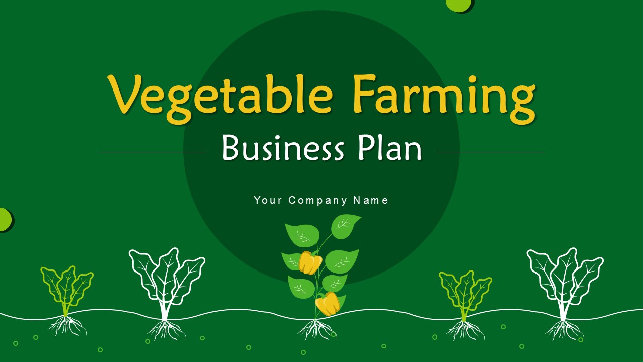 Vegetable Farm Business Plan Vegetable Farming Business Plan Template